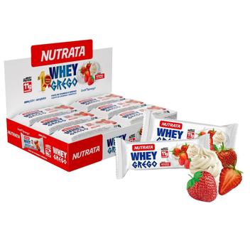 Barra Nutrata Grego Proteina Sabores Deliciosa Cx 12x 55g - Barra de ...