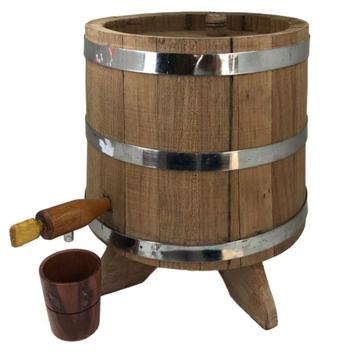 Barril De Madeira Carvalho 2 Litros Modelo Vertical - Artesanato Lider ...