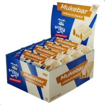 Barrinha de Proteina Mukebar 60g 12 unidades 720g Mais Mu - Barra de Proteína - Magazine Luiza
