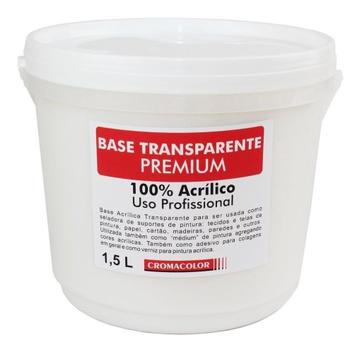 Base Acrílica Cromacolor Transparente 1,5l - Base Acrílica para ...