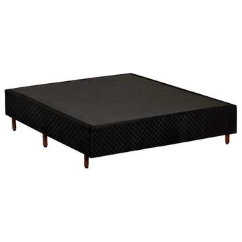 Base Box Casal Somiê Preto Polar - Colchões Polar - Base Cama Box Casal ...