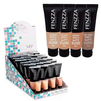 Base Efeito Matte Fenza Box 24 Un Atacado Revenda - FENZZA MAKEUP ...