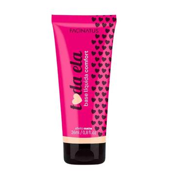 Base Líquida Cor Bege Base Para Peles Médias 26Ml Toda Ela - Facinatus ...