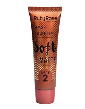 Base Líquida Soft Matte Ruby Rose - Cor Café 2 - Base Facial - Magazine ...
