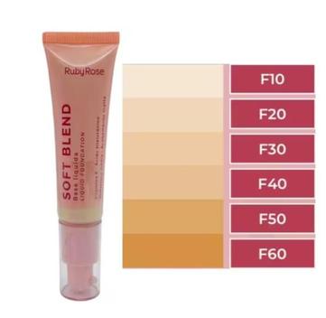 Base Líquido Soft Blend - Ruby Rose - Base Facial - Magazine Luiza