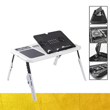 Base Mesa Notebook Até 15,4 Polegadas Articulada Dobravel 2 Coolers ...