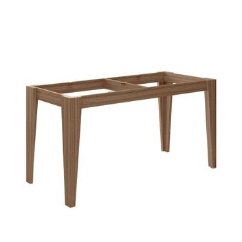 Base para Mesa de Jantar Liz Carvalho - Poliman Móveis - Base para Mesa ...