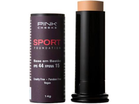 Base Pink Cheeks Sport Make up Sport Foundation - B20 Bastão FPS44 14g ...