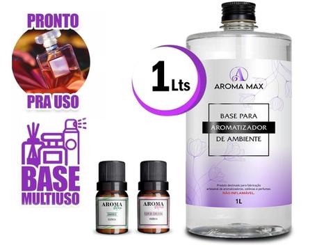 Base Pronta Perfumes E Aromatizantes + Bamboo - Aroma Max - Odorizador ...