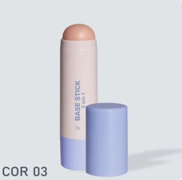 Base Stick 3 em 1 - Miss Lary - Base Facial - Magazine Luiza