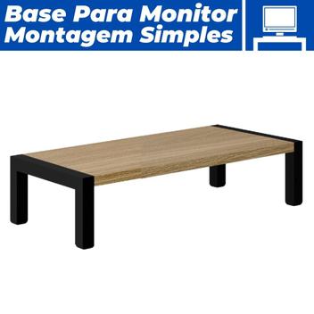 Base Suporte Mesa Elevado Para Monitor 20X44 Home Office - Pratk ...