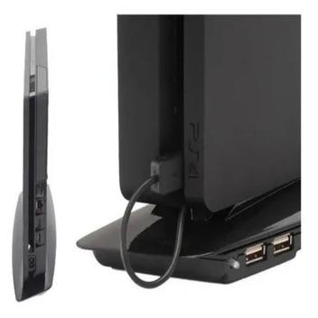 Base Vertical + Cooler PS4 Slim - mgtech - Outros Games - Magazine Luiza