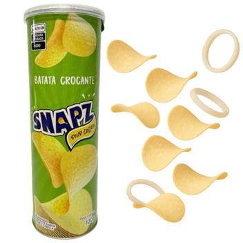 Batata Frita Crocante Snapz Sour Cream Creme e Cebola 100G - Chips ...