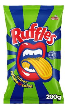 Batata Frita Ondulada Ruffles Sabor Cebola E Salsa 200g - Elma Chips ...
