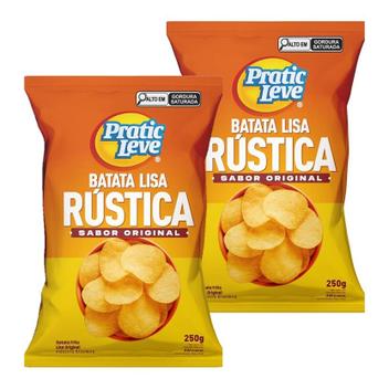Batata Onda Pratic Leve 250g Rustica 14un - Salgadinhos e Aperitivos - Magazine Luiza