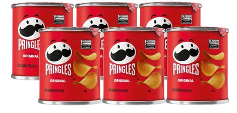 Batata pringles original - 6 unidades x 35g (210g) - Pringles - Magazine Luiza