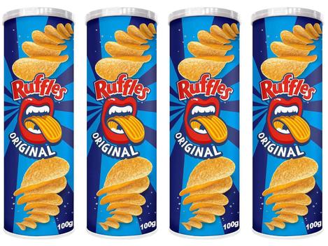 Batata Ruffles Tira Onda Elma Chips Original 100g - 4 Unidades ...