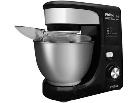 Batedeira Planetária Philco Preta 500W - PHP500 Turbo 12 Velocidades - Batedeira Comum ...