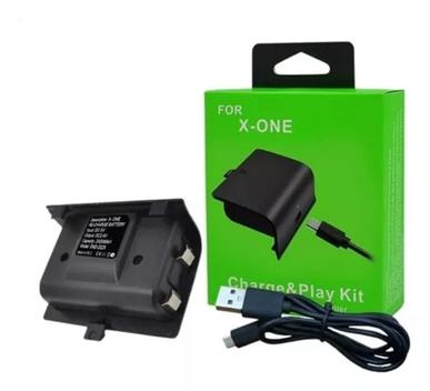 Bateria + Carregador Recarregável Compatível com Controle Xbox One ...