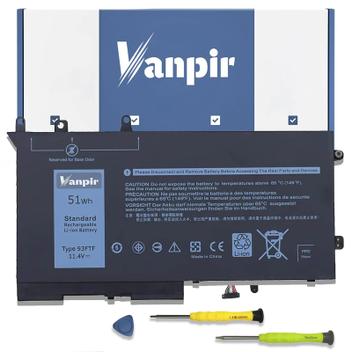 Bateria Dell 51Wh 93FTF para Latitude 5280, 5288, 5480 e 5580 - VANPIR ...