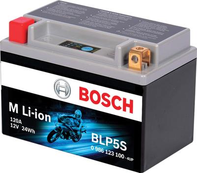 Bateria esportiva de lítio Bosch BLP5S 120A 12V Grupo 5 - Bateria ...