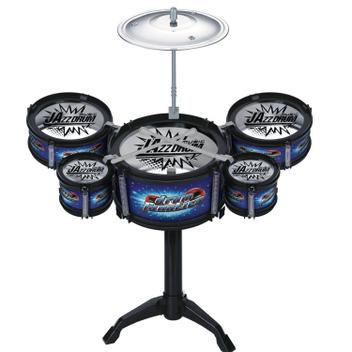 Bateria Infantil Musical Brinquedo Com Tambor E Baquetas - Art Brink ...