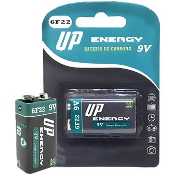 Bateria Pilha 9v 6F22 Up Energy Eco Original Longa Duração - Pilhas ...