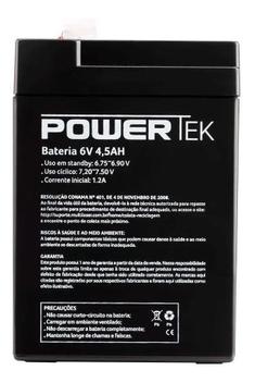 Bateria Powertek En003 6v 4,5ah - POWERTEK / UNIPOWER / WEG - Bateria ...