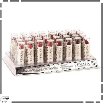 Batom Efeito Matte Fenzza Box C/ 32 Unidades Com 8 Cores - Fenzza Make ...