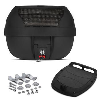 Baú 28 Litros Pro Tork + Suporte Base Nxr Bros 150/160 2009/14 Xre 190/ ...