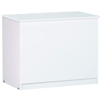 Baú Amanda Branco AJL Móveis - Baú Decorativo - Magazine Luiza