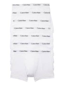 Baú de algodão elástico Calvin Klein para homens, pacote com 7 unidades ...