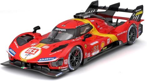 Bburago 1:24 Ferrari 499P LMH (2023) Modelo Die-Cast Detalhado ...