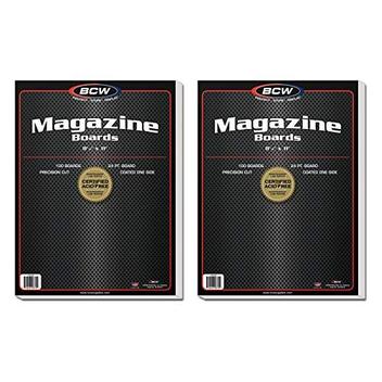BCW Magazine Backing Board, 200 ct - Agenda Diária - Magazine Luiza