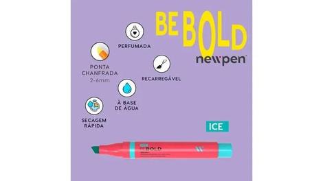 Be bold marca texto - ice - - NEW PEN - Caneta Marca Texto - Magazine Luiza