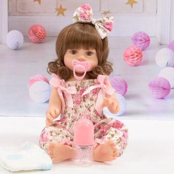 Bebe Reborn Boneca Reborn Corpo de Silicone Pode dar Banho - New Happy ...