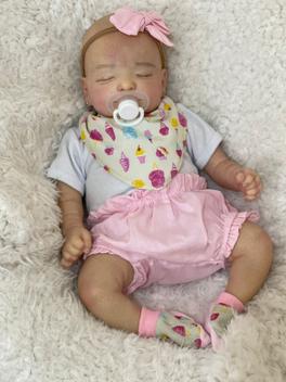 Bebe Reborn Carequinha Dormindo, Princesa. - Ana Dolls - Bonecas ...