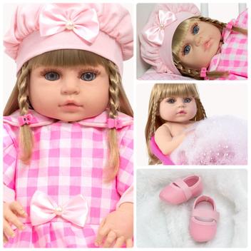 Bebe Reborn de Silicone Barbie Princesa Articulada Linda - Cegonha ...