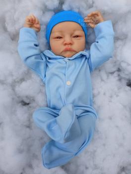Bebe reborn realista olho aberto Menino - Levi olho aberto - Bonecas ...