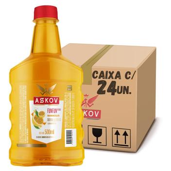 Bebida askov fun fun vodka maracujá caixa com 24un de 500ml - Vodka ...
