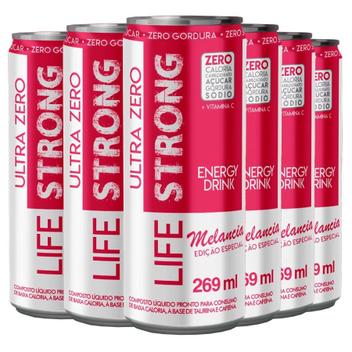 Bebida Energética Life Strong Ultra Zero Energy Drink 269ml - Bebida ...