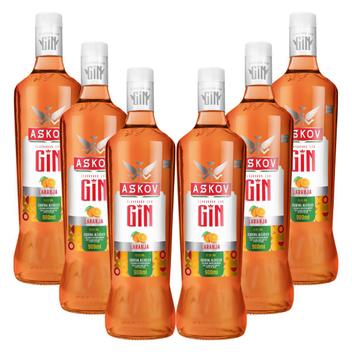 Bebida gin askov cocktail de laranja caixa com 6 un de 900ml - Vodka ...