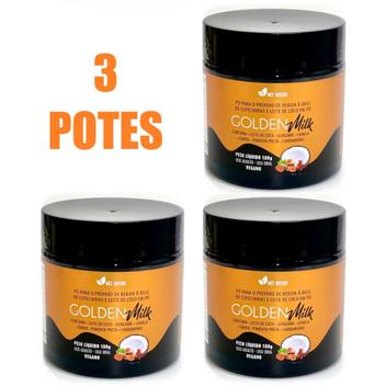 Bebida golden milk 3 potes de 180g cada - Mercofarma - Café - Magazine ...