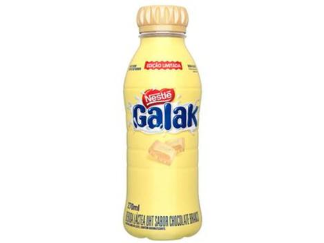 Bebida Láctea Galak Fast Original Chocolate Branco - 270ml - Nestlé ...