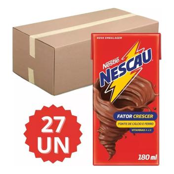 Bebida Láctea Nescau 180ml Caixa Com 27 Unidades - Nestlé - Bebida ...