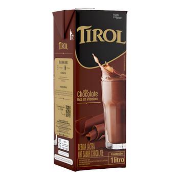 Bebida Láctea Tirol Uht 1 Litro Chocolate - 2 Unidades - NoBrand ...