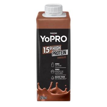 Bebida Láctea YoPRO Danone High Protein Chocolate 250ml - Bebida ...