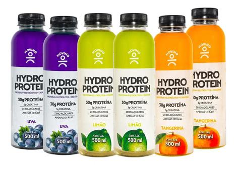 Bebida Protéica Moving Hydro Protein 30g Whey Protein 3g Creatina Pack ...