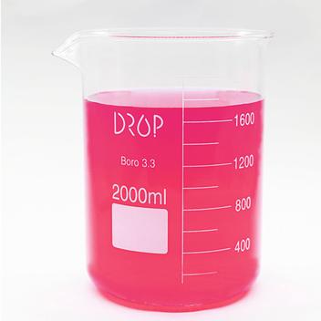 Becker de Vidro Forma Baixa, 2000ml, Graduado - Drop - Unidade - Drop Glass - Outros Saúde e ...