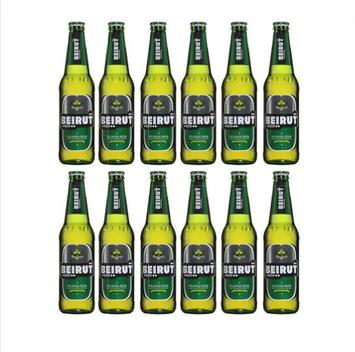 Beirut Pilsner Beer Cerveja Libanesa Pack com 12un de 330 ml - Kassatly ...
